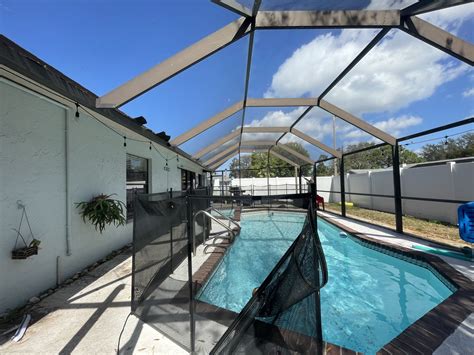 Full Rescreen With 20x20 No See Um Rescreen Wizards Llc