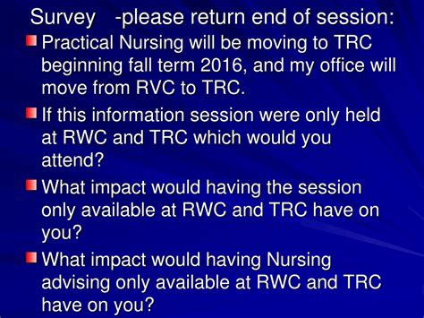 Ppt Rcc Nursing Program Essential Information And Online Tutoring