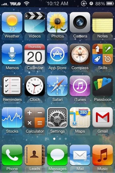 How To Mimic The New Ios 7 Look In Ios 6 On Your Jailbroken Iphone