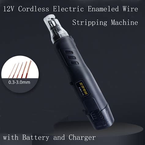 12v Cordless Electric Enameled Wire Stripping Machine Varnished Wire