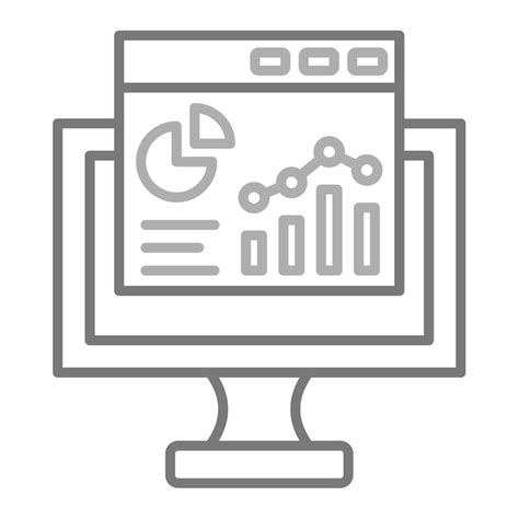Premium Vector Analytics Icon