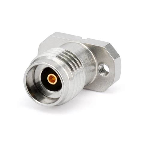 2 92mm Female Solderless Pcb Connector With 2 Hole Flange For Cpw Micr Flexi Rf Inc