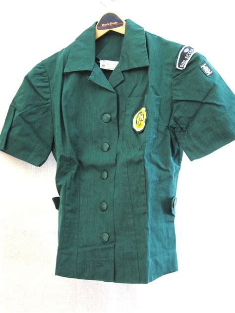 Vintage Girl Scout Uniform 1964 Mid Century Skirt An Gem
