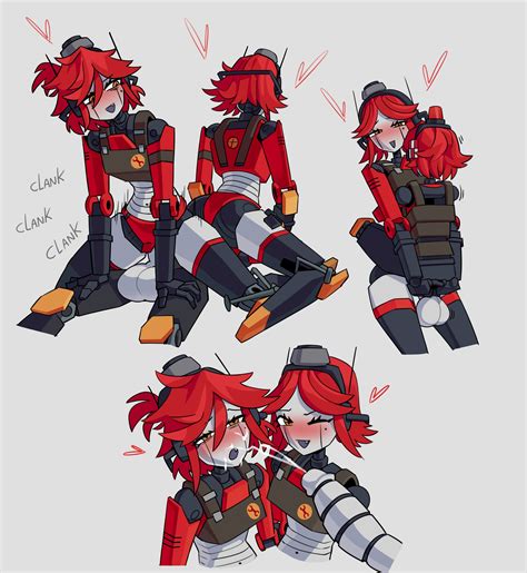 Rule 34 1boy 2girls Blush Blushing Clank Clank Clank Clanking Cum Cum