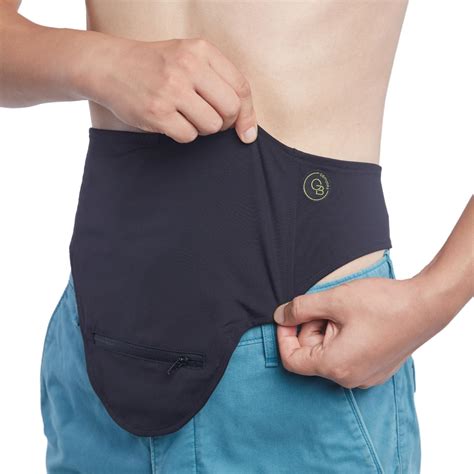 Gbmates™ Ostomy Belt Black Premium Breathable Ostomy Bag