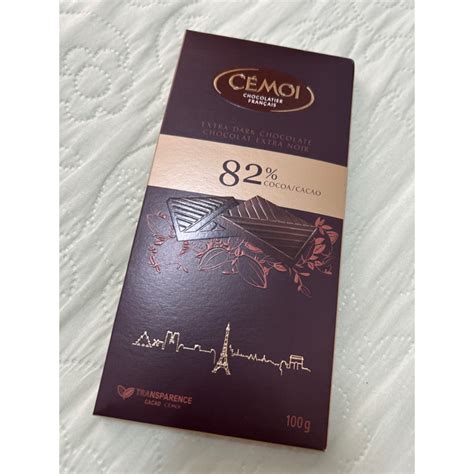 Cemoi 82 黑巧克力100g 蝦皮購物