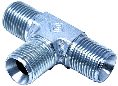 1 2 Bsp M M M Equal Tee Ehrco Hydraulics