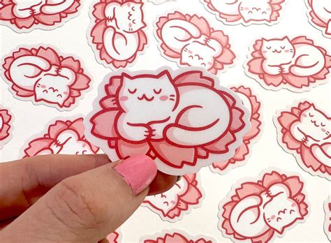 Sakura Kitty Mini Sticker