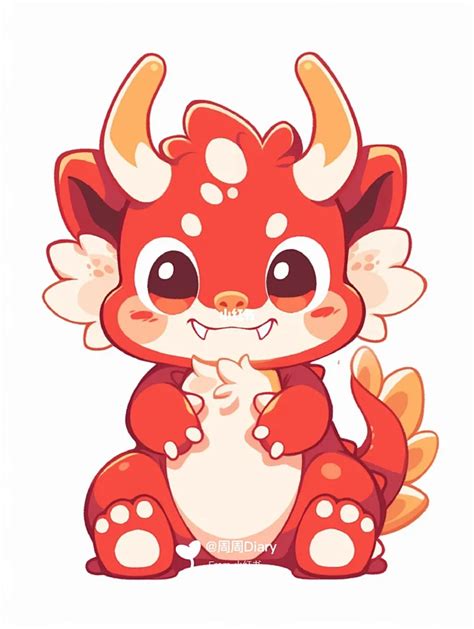 龙年插画 可爱龙宝宝 第二弹