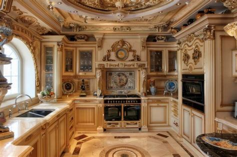 Premium Photo Classic Kitchen Interior