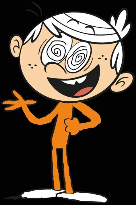 Lincoln Loud Hypnotized To Wear A Orange Latex By Dylanrayc On Deviantart