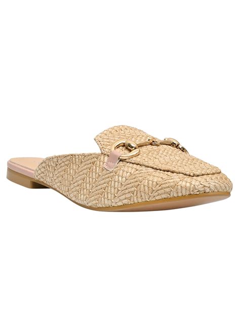 Jove Womens Nude Mules In Sattva