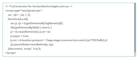 Installcode Dashboard Truconversion Knowledgebase