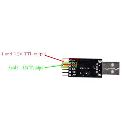 USB To TTL Converter UART Module CH USB To RS TTL Microchip Lk