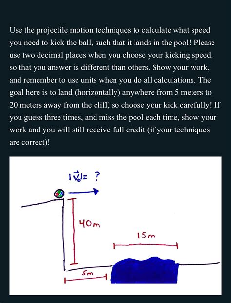 Solved Use The Projectile Motion Techniques To Calculate Solved Use The Projectile Motion Techniques To Calculate