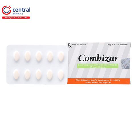 Thuốc Combizar 50125mg Thuốc điều Trị Cao Huyết áp Hiệu Quả