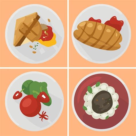 Premium Vector Meal Planner Design Vector