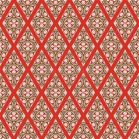 Decorative Seamless Pattern Stock Vector Illustration Of Fabric