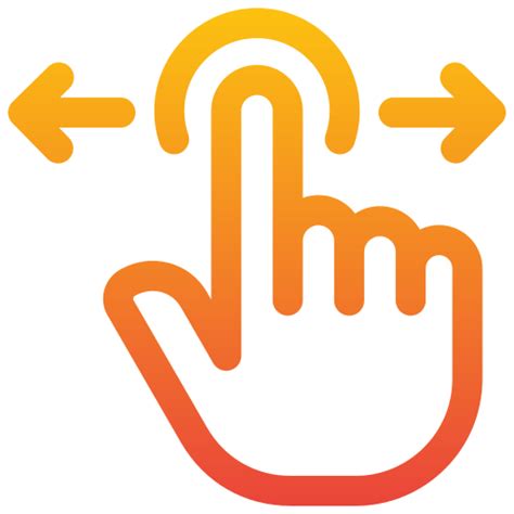 Swipe Generic Gradient Outline Icon