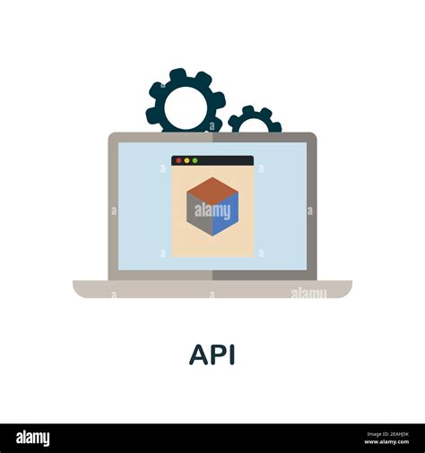 Api Flat Icon Color Simple Element From Fintech Collection Creative Api Icon For Web Design