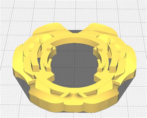 💍 Percival Bound Attack Ring Beyblade Plastic Generation・ Stl File For