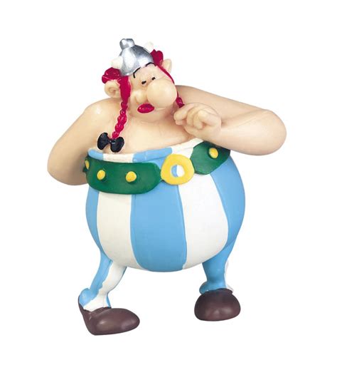 Asterix Obelix Holding Flowers Pvc Figure Visiontoys