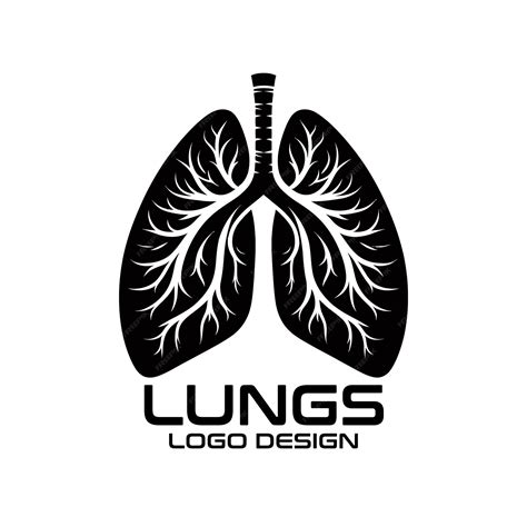 Premium Vector Lungs Vector Logo Design