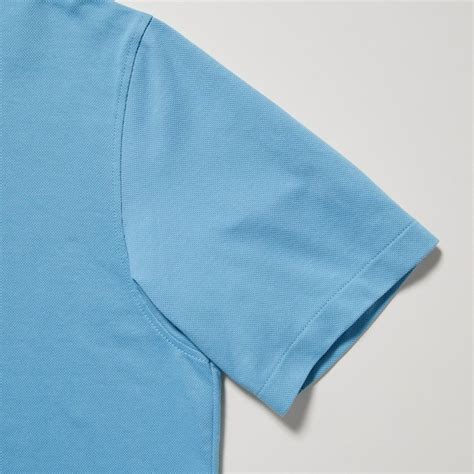 Áo Polo Uniqlo Nam Chính Hãng Kanoko Collar Line Xanh Japansport 341 455677