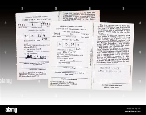 1969 Vietnam Draft Card