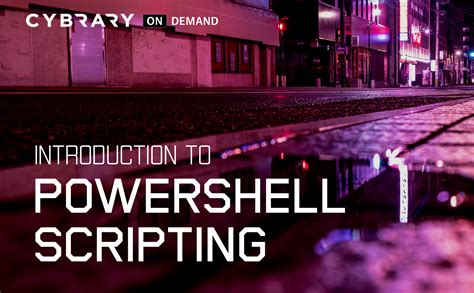Intro To Powershell Scripting Online Training Course Cybrary