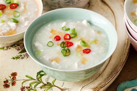 Chinese Congee Chicken Congee Rice Porridge