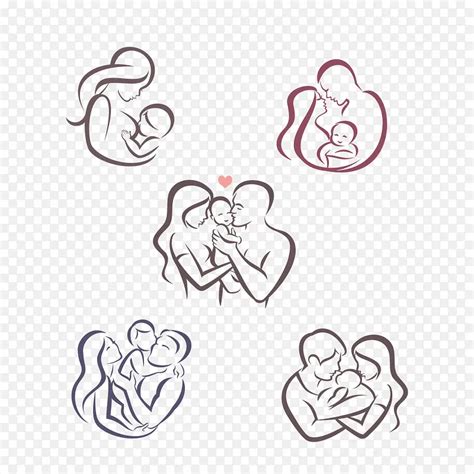 有爱的一家三口矢量素材png图片素材下载图片编号9921168 Png素材网