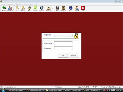 Library System Sourcecodester