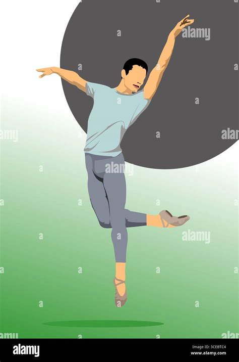 Male Ballet Tights Stock Vector Images Alamy