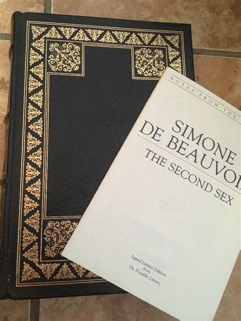 Simone De Beauvoir The Second Sex Franklin Library Limited Notes