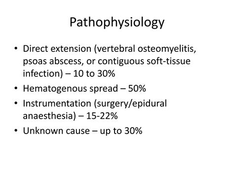 Epidural Abscess Pptx