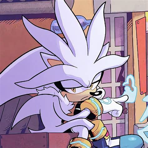 Silver Icon Sonic The Hedgehog Madonna Silver Sonic Doki Doki Anime
