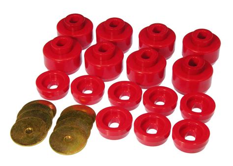 Prothane 99 06 Chevy Silverado 24wd Body Mounts Red Black Ops Auto