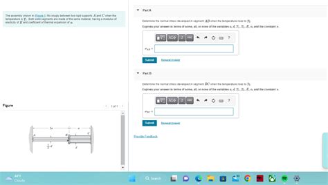 Solved The Assembly Shown In Figure 1 Fits Snugly Between