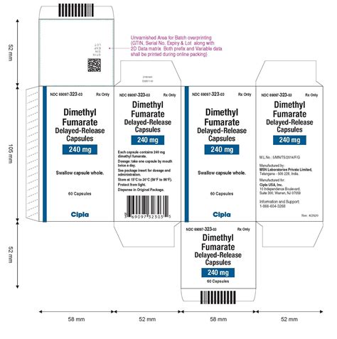 Dimethyl Fumarate Package Insert