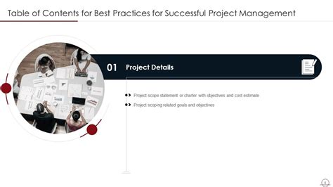Best Practices For Successful Project Management Powerpoint Presentation Slides Presentation