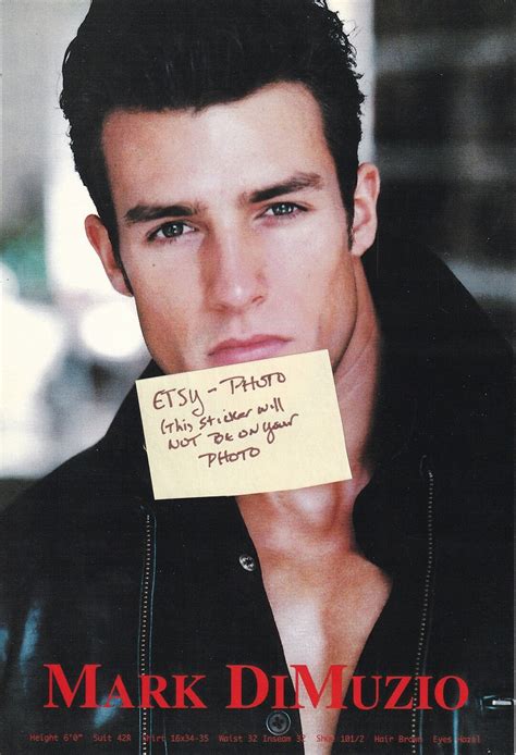 3 Male Model Agency Cards Mark Dimuzio Reinaldo Justin Etsy