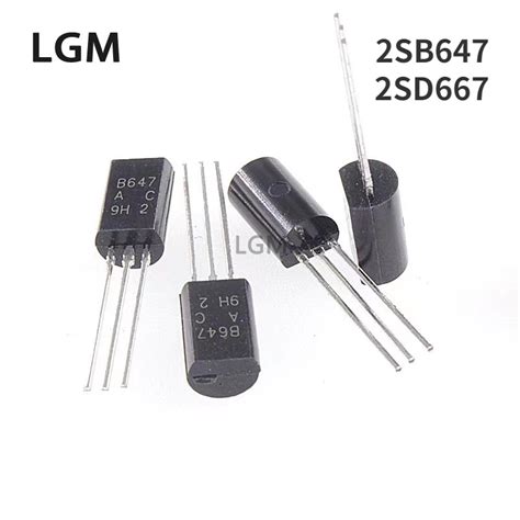 100 50pcs 2sb647 2sd667 To 92l B647 D667 Transistor Audio Matching Triode New Shopee Philippines