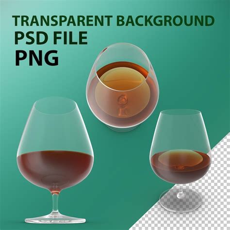 Premium Psd Brandy Snifter Png