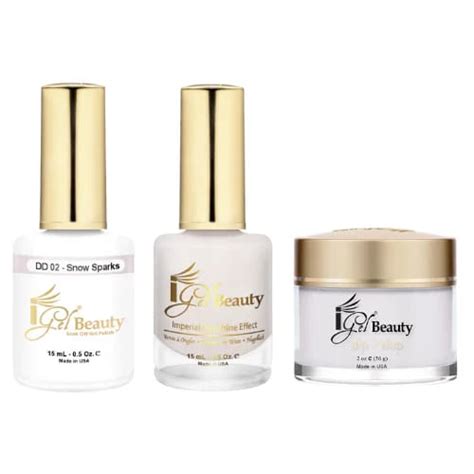 Igel Dip And Dap Trio Dd002 Snow Sparks — Oceannailsupply