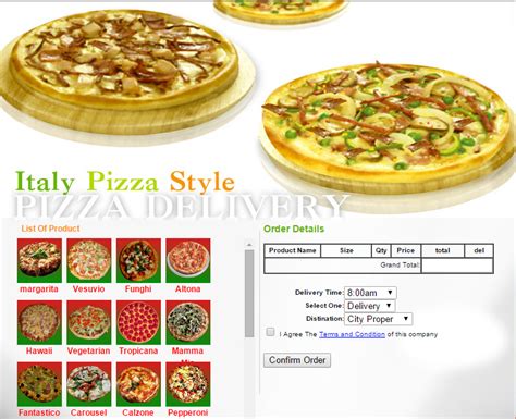 Pizza Ordering And Franchising System Php Mysql Source Code I Want