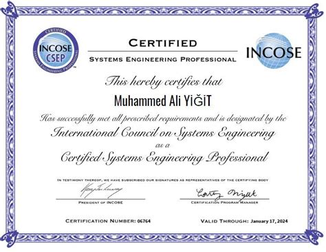 Incose Csep Systemsengineer Muhammed Ali YİĞİt M Sc Csep 18