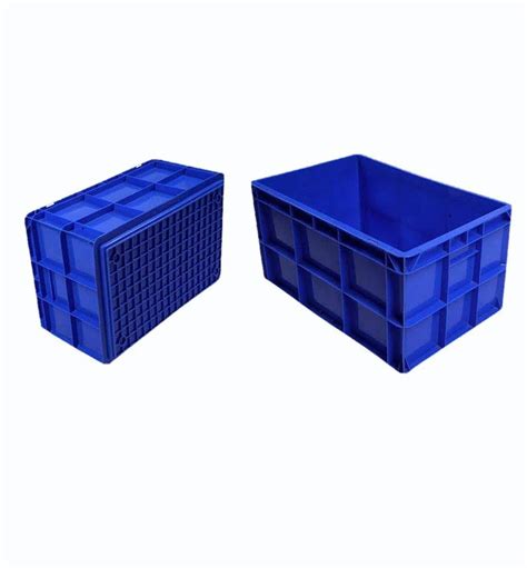 Rectangular Blue Plastic Crate 53250 For Industrial At Best Price In
