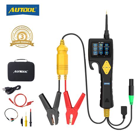 Autool Automotive Power Circuit Probe Tester 9v 30v Dc Vehicles Component Test Light Fuse