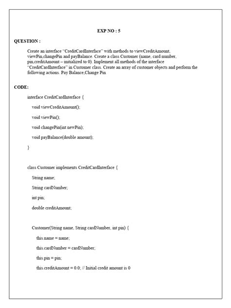 Exp 5 1 Pdf Computing Programming Paradigms